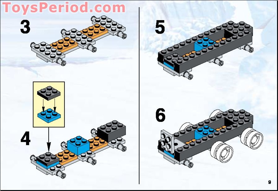 LEGO 6520 Mobile Outpost Instructions and Parts List