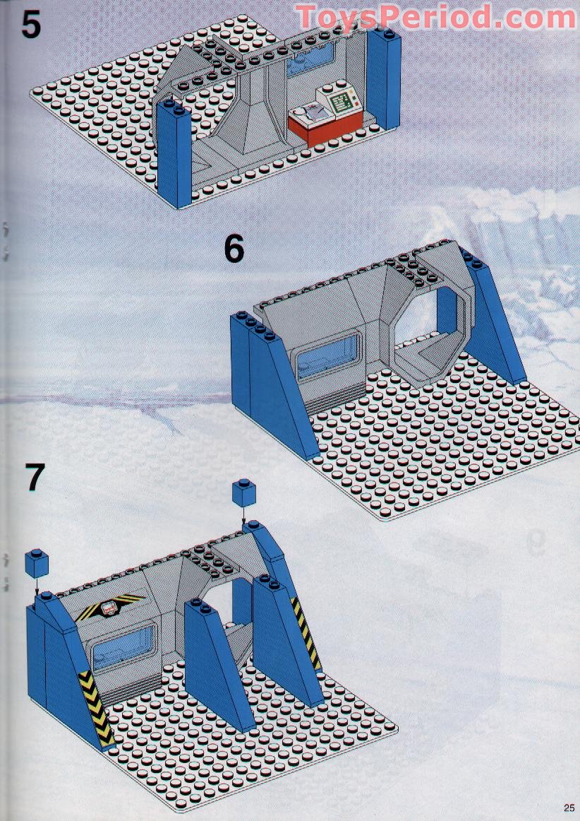 LEGO 6575 Polar Base Instructions and Parts List
