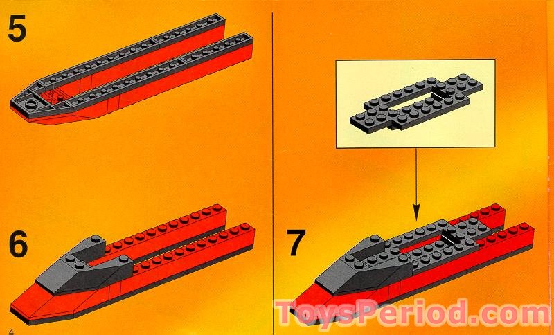 LEGO 6580 Land Jet 7 Instructions and Parts List