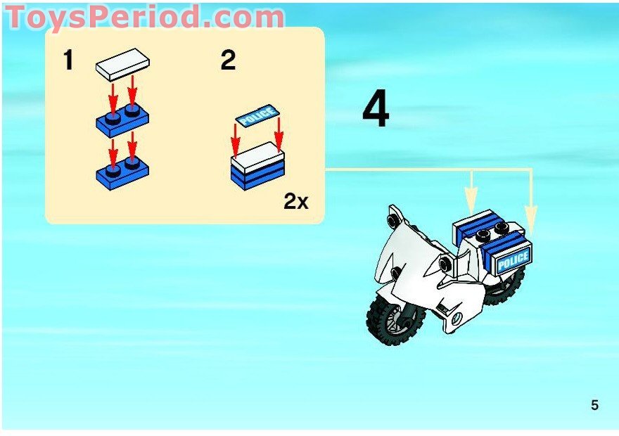 LEGO 7744 Police Headquarters Instructions and Parts List