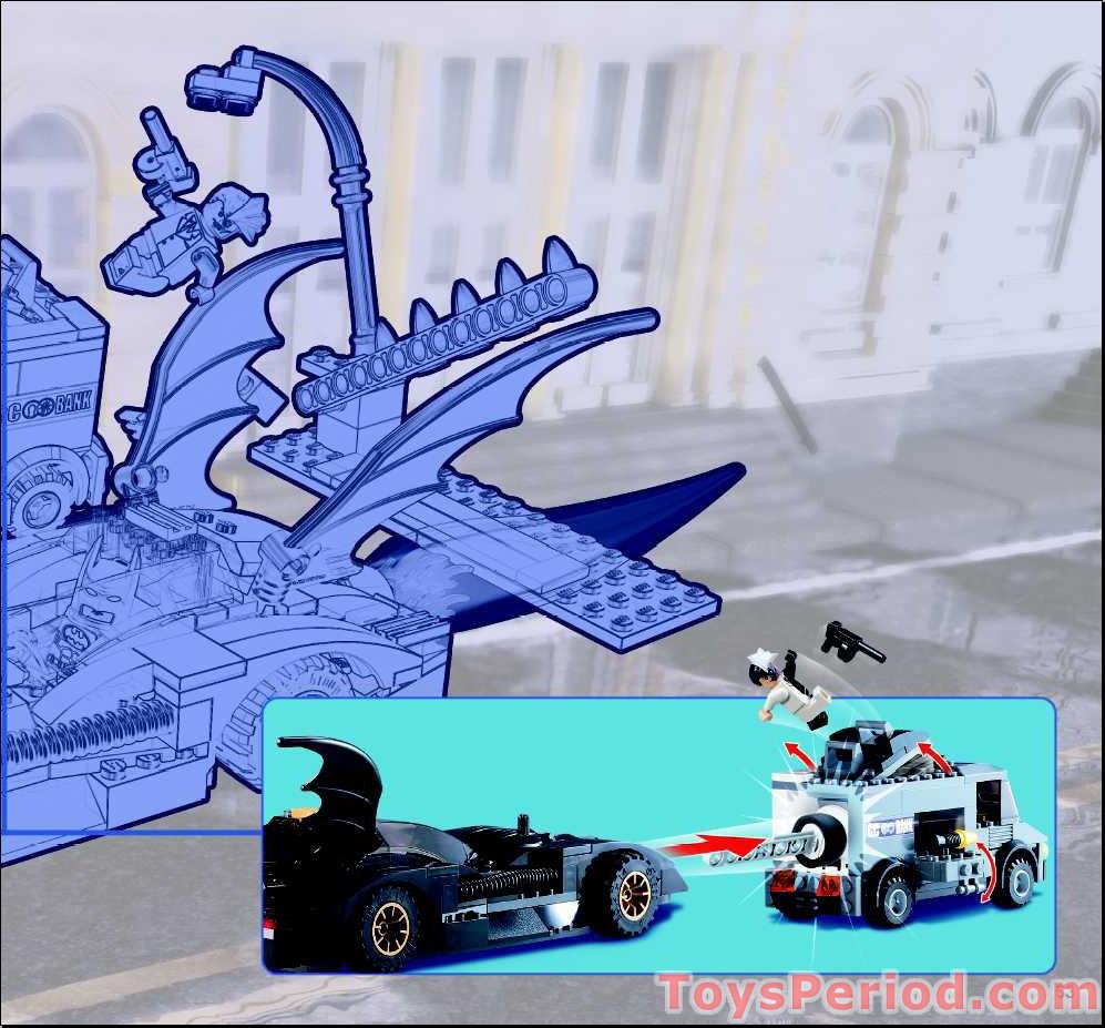LEGO 7781 The Batmobile: Two-Face's Escape Instructions and Parts List