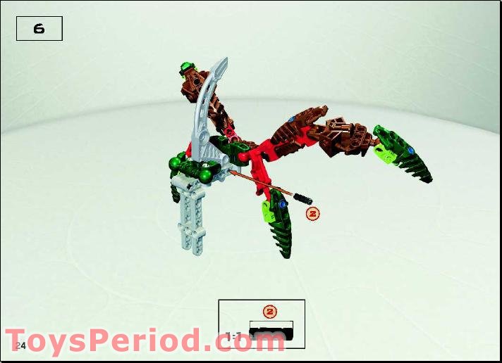 LEGO 8745 Visorak Roporak Instructions and Parts List