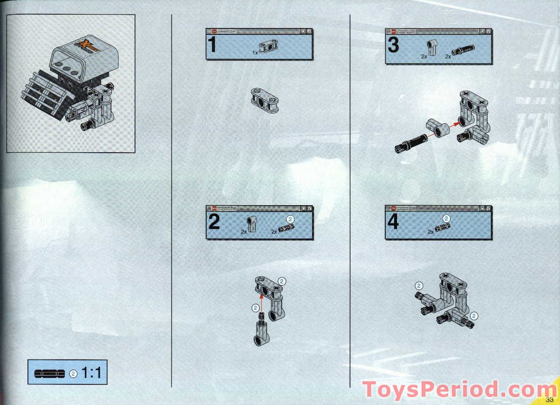 LEGO 8465 Extreme Off-Roader Instructions and Parts List