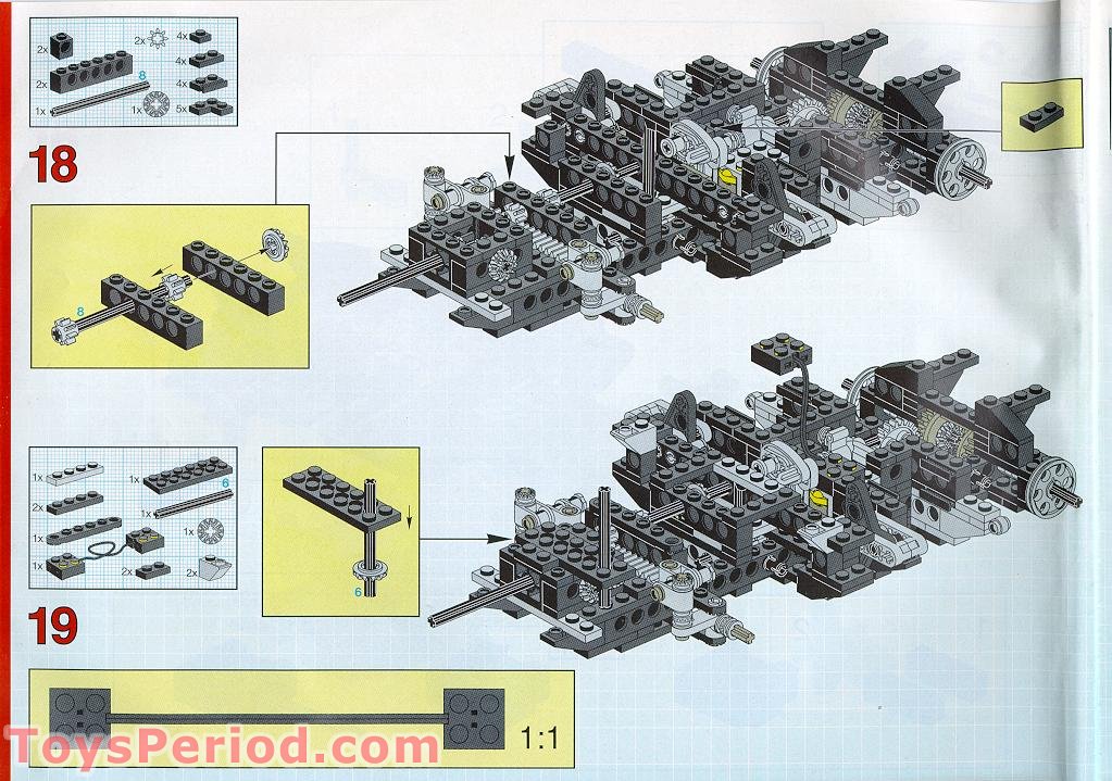 LEGO 8479 Barcode Multi-Set Instructions and Parts List