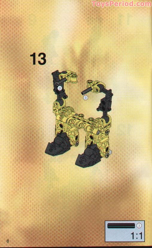 LEGO 8523 Blaster Slizer Instructions and Parts List