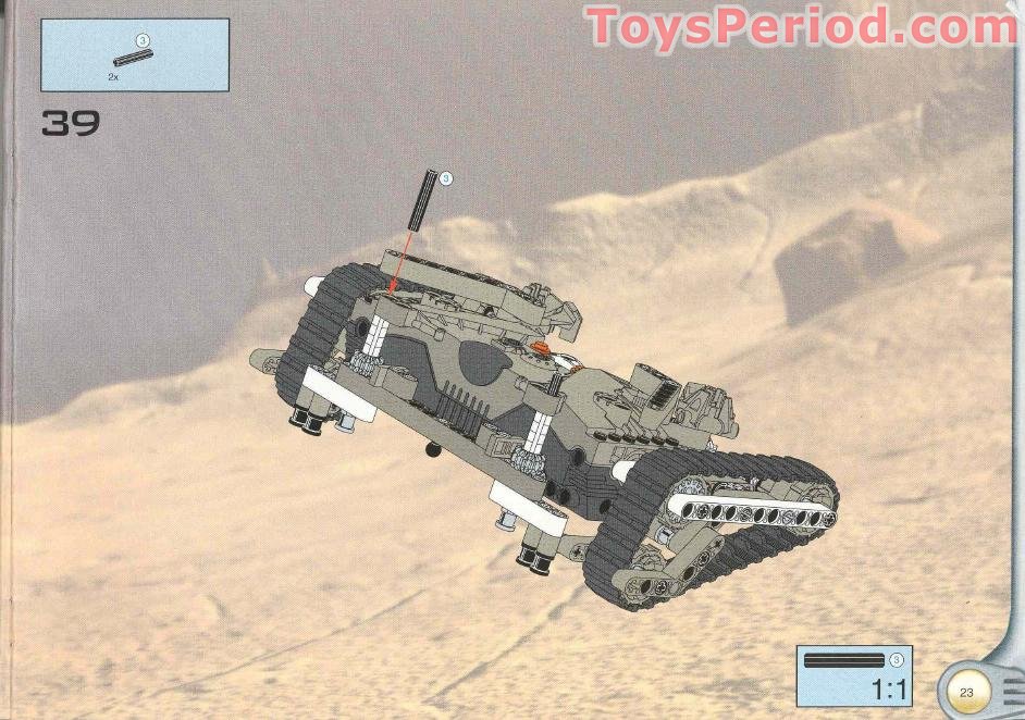 LEGO 8539 Manas Instructions and Parts List