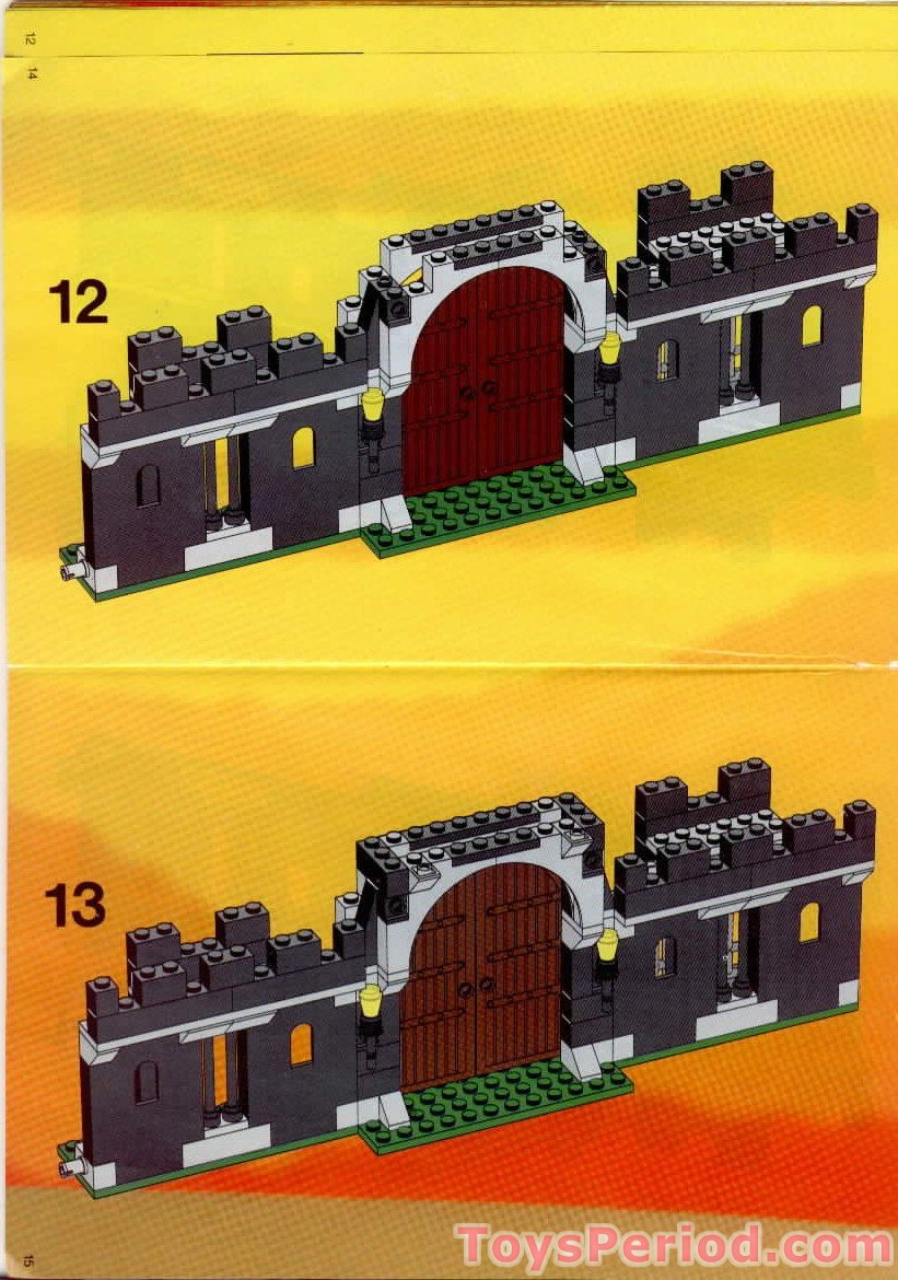 LEGO 6059 Knight's Stronghold Instructions and Parts List