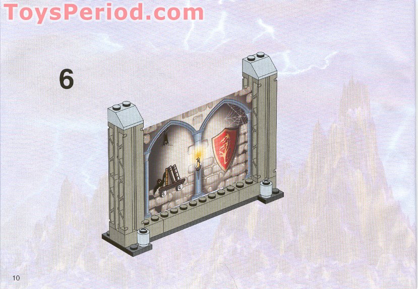 LEGO 1381 Vampire's Crypt Instructions and Parts List