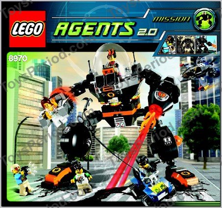 LEGO 8970 Robo Attack Set Parts List
