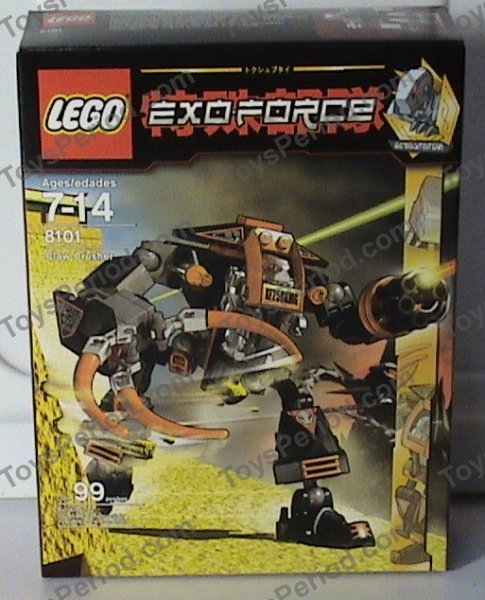 LEGO 8101 Claw Crusher Instructions and Parts List