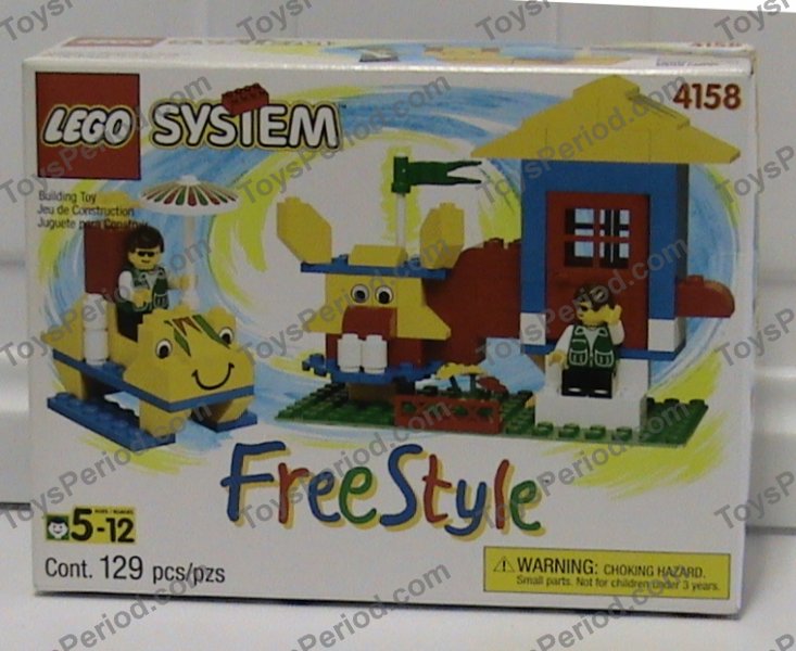 LEGO 4158 Small Freestyle Building Set, 5 Plus Instructions and Parts List