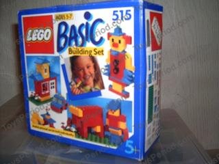 LEGO 515-1 Basic Building Set Instructions and Parts List