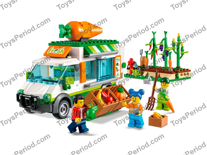 LEGO 60345 Farmers Market Van Set Parts List