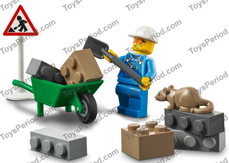 LEGO 60284 Roadwork Truck Set Parts List