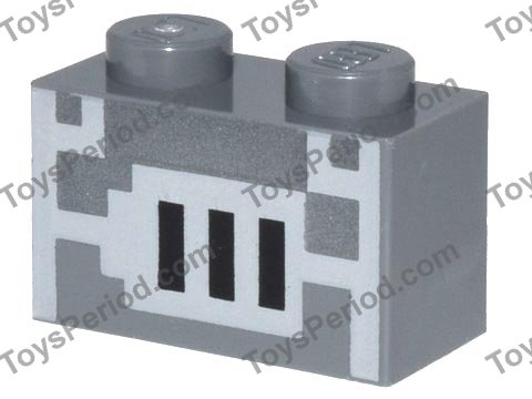 LEGO Sets with Part 3004pb280 Brick 1 x 2 with Minecraft Pixelated ...