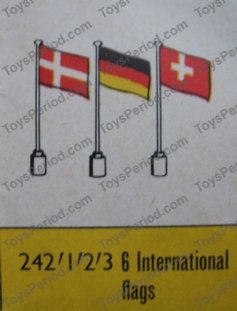 LEGO 242.1 International Flags - Italy, Switzerland, Belgium, Germany ...