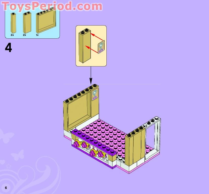 LEGO 3315 Olivia's House Instructions and Parts List