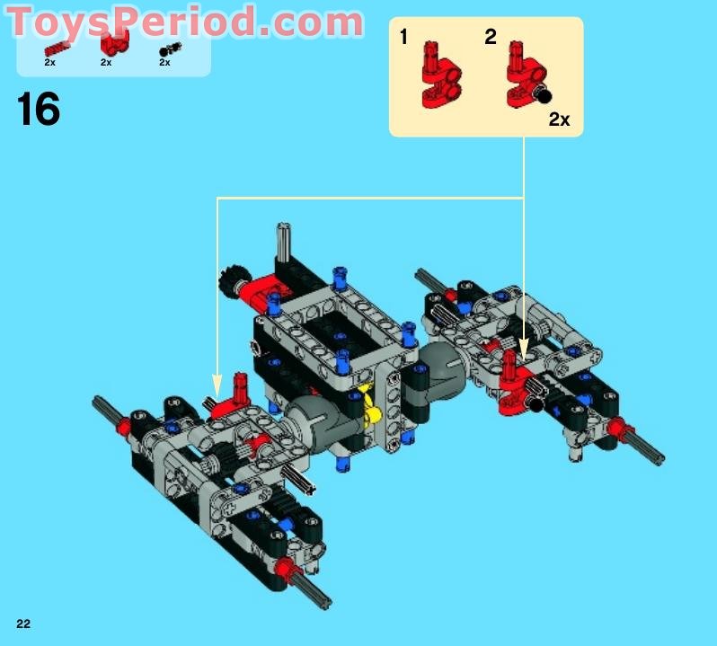 LEGO 42005 Monster Truck Instructions and Parts List