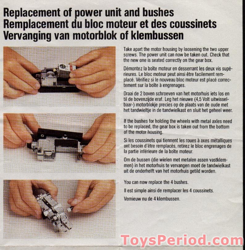 LEGO 810-1 Universal Motor Instructions and Parts List