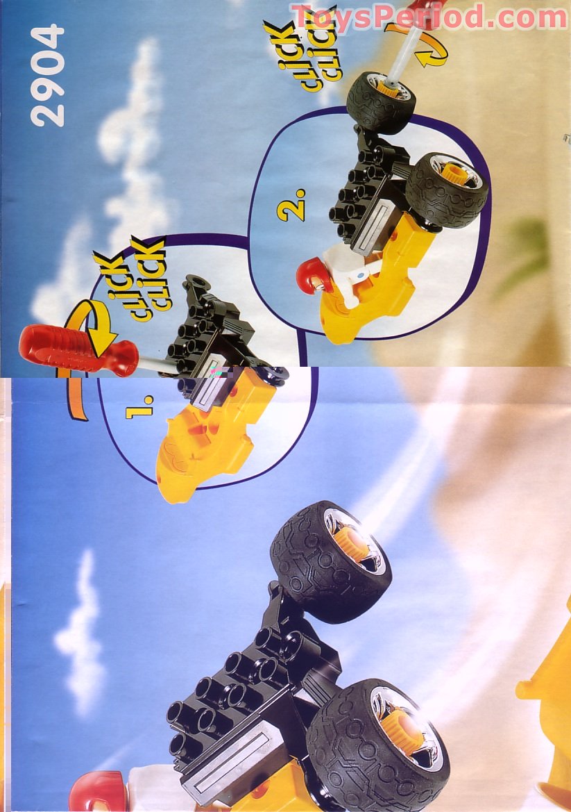 LEGO 2904 Cycle Cruiser Instructions and Parts List