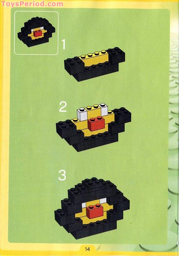 LEGO 4496-1 Fun with Building Tub Instructions and Parts List