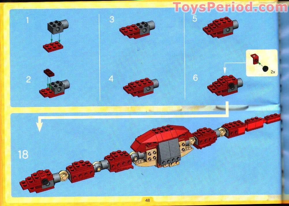 LEGO 4507 Prehistoric Creatures Instructions and Parts List