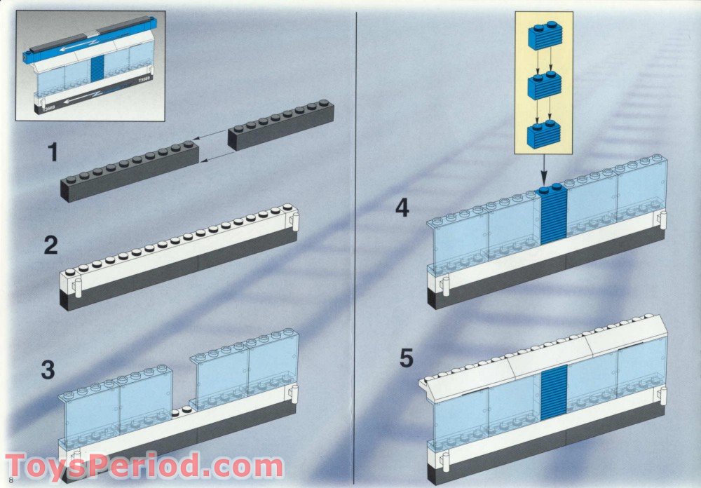 LEGO 4560 Railway Express Instructions and Parts List
