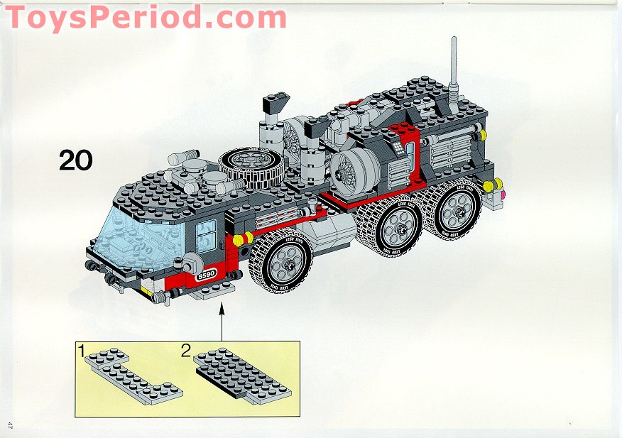 LEGO 5590 Whirl and Wheel Super Truck Instructions and Parts List