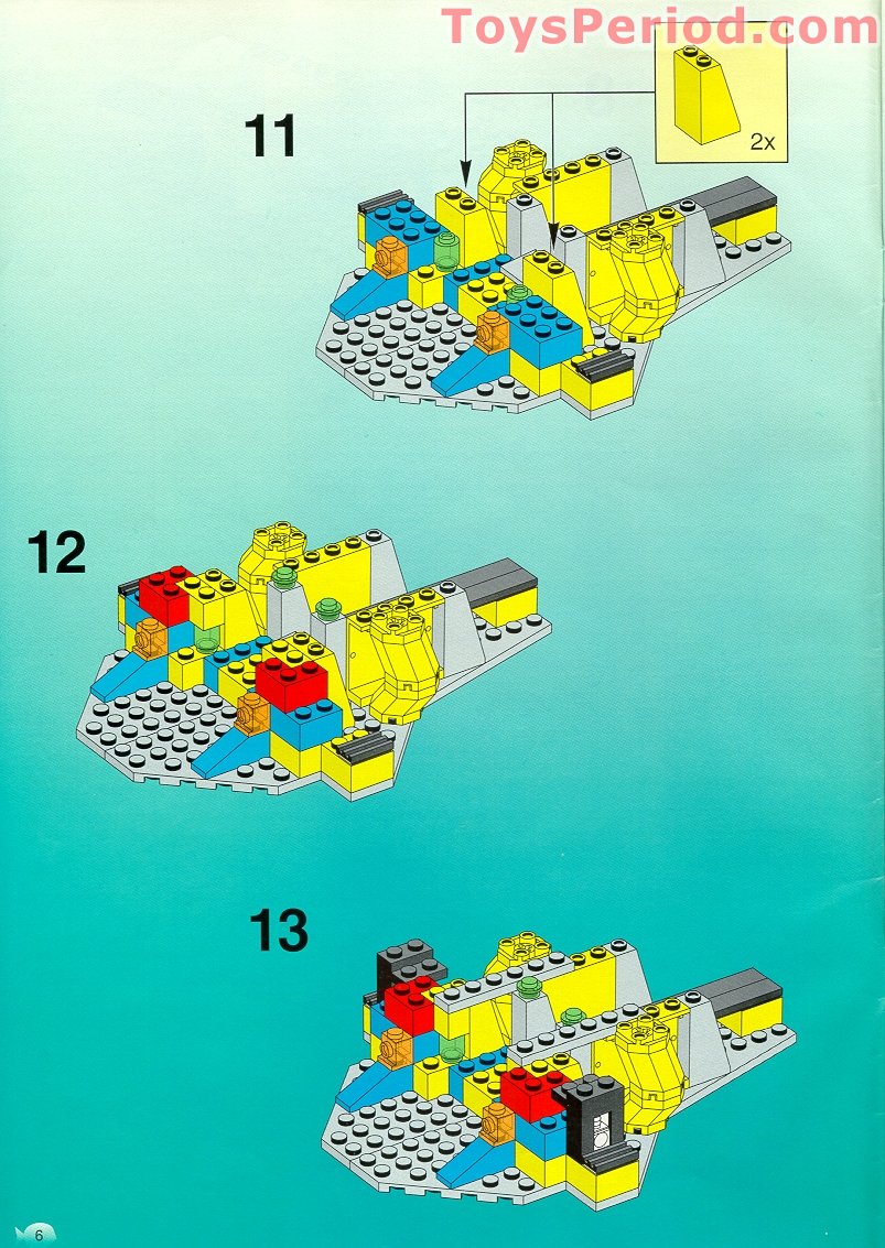 LEGO 6199 Hydro Crystalization Station Instructions and Parts List