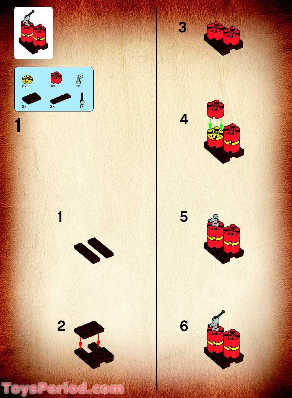 LEGO 7628 Peril in Peru Set Parts Inventory and Instructions - LEGO ...