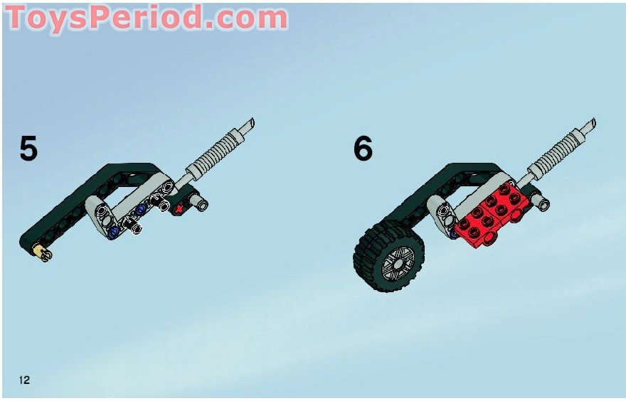 LEGO 7886 The Batcycle: Harley Quinn's Hammer Truck Instructions and ...