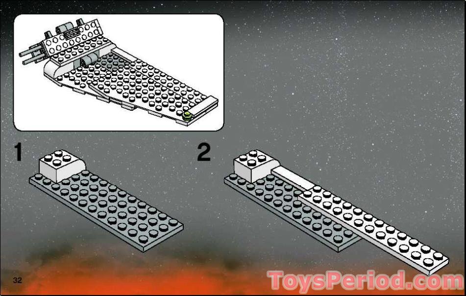 LEGO 7264 Imperial Inspection Instructions and Parts List