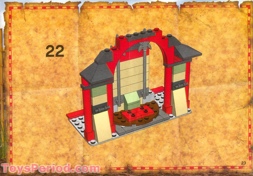 LEGO 7413 Passage of Jun-Chi Instructions and Parts List