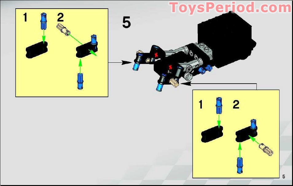 LEGO 8669 Fire Spinner 360 Instructions and Parts List
