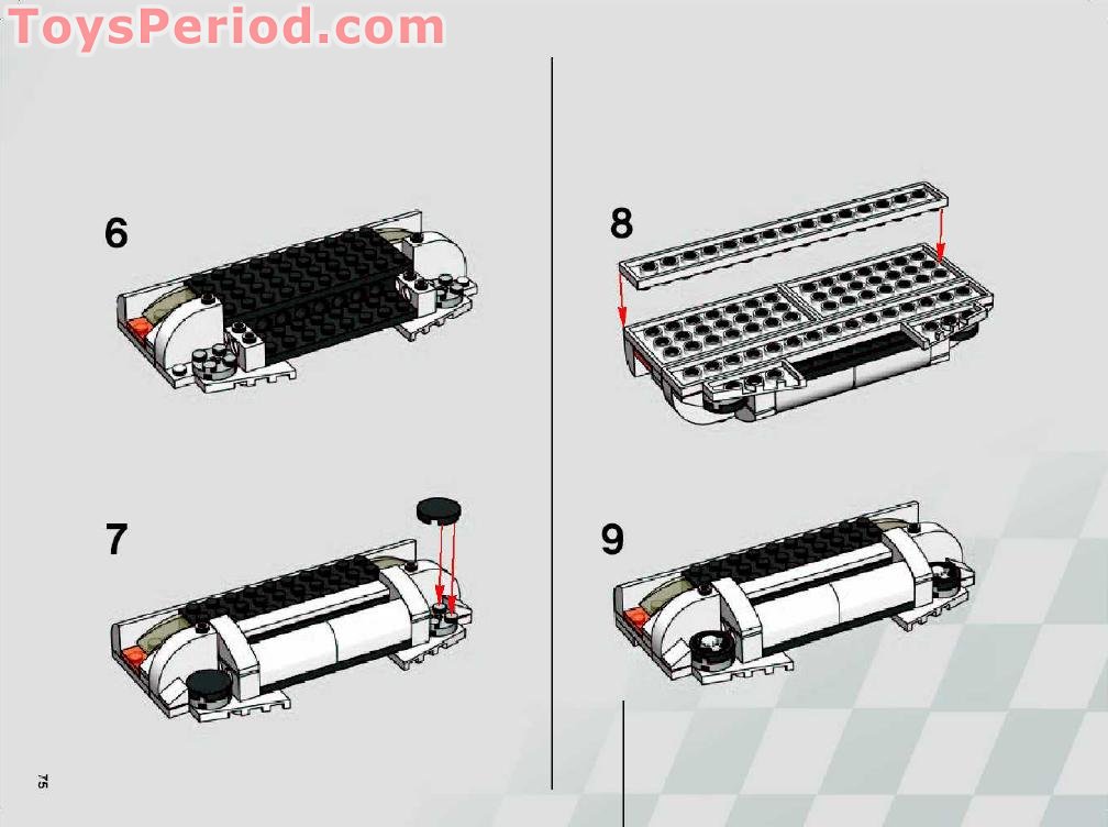 LEGO 8682 Nitro Intimidator Instructions and Parts List