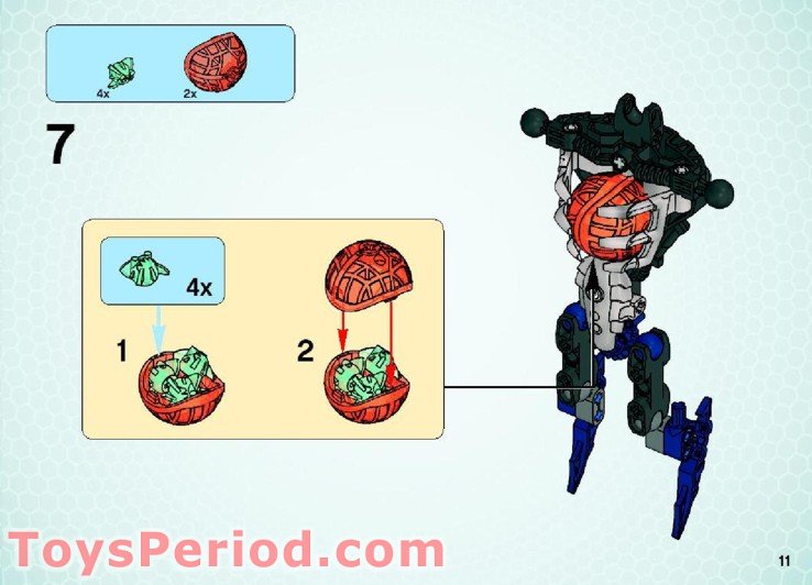 LEGO 8692 Vamprah Instructions and Parts List