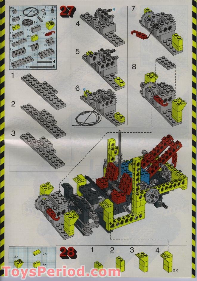 LEGO 8846 Tow Truck Instructions and Parts List