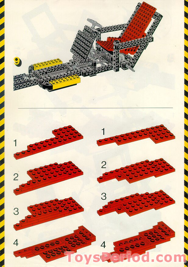 LEGO 8860 Auto Chassis Instructions and Parts List