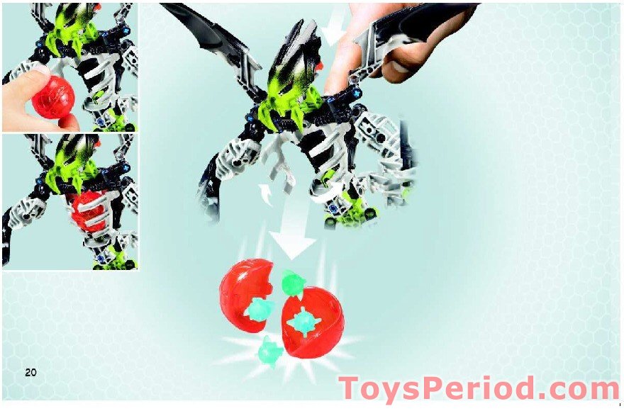 LEGO 8952 Mutran and Vican Instructions and Parts List