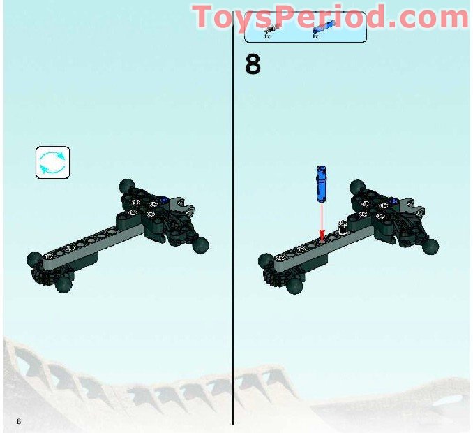 LEGO 8991 Tuma Instructions and Parts List