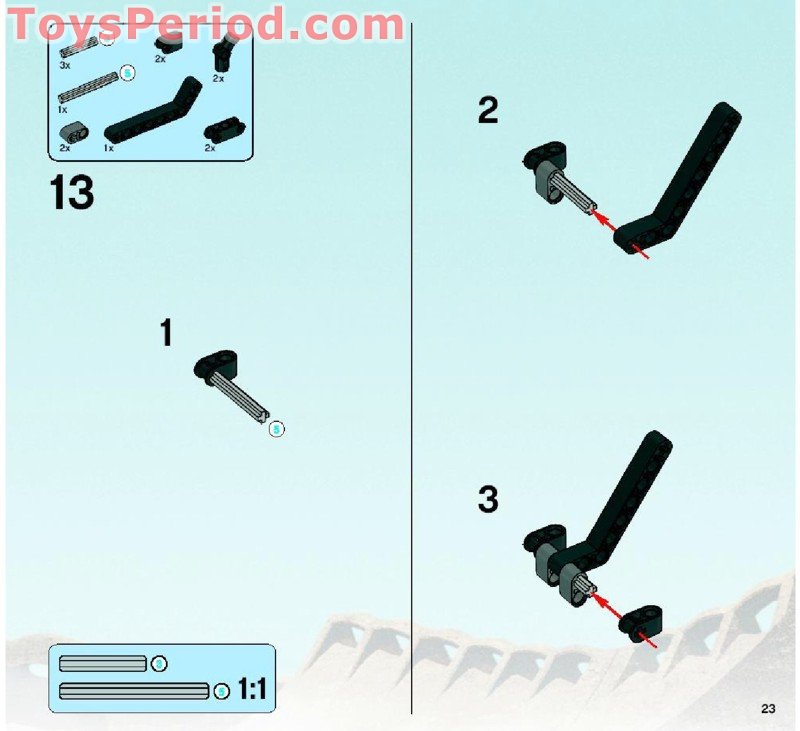 LEGO 8993 Kaxium V3 Instructions and Parts List