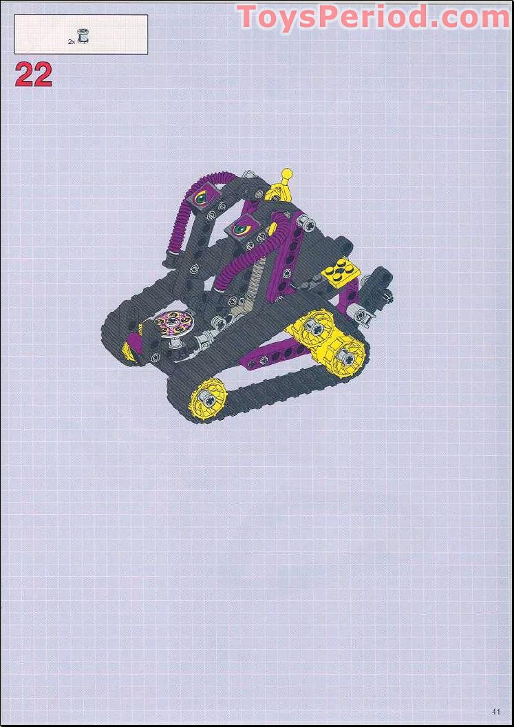 LEGO 8257 Cyber Strikers Instructions and Parts List