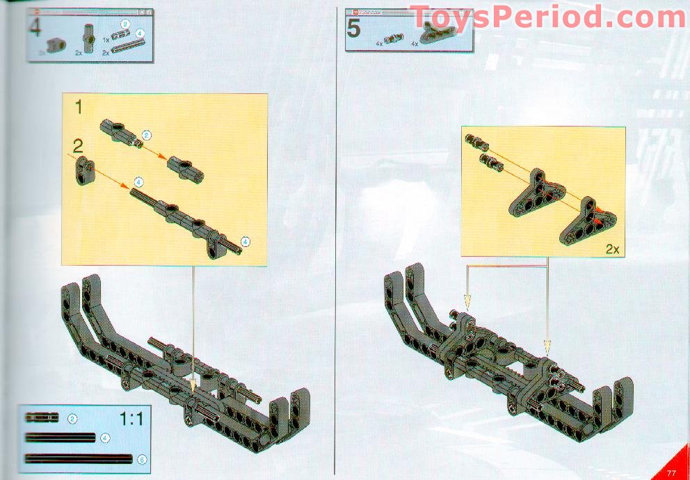 LEGO 8466 4x4 Off Roader Instructions and Parts List