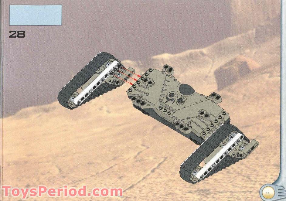 LEGO 8539 Manas Instructions and Parts List