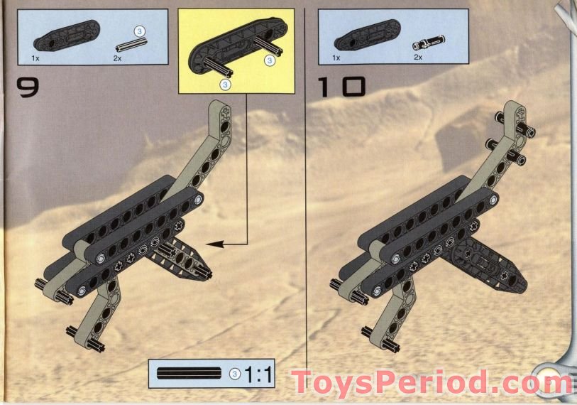 LEGO 8548 Nui-Jaga Instructions and Parts List