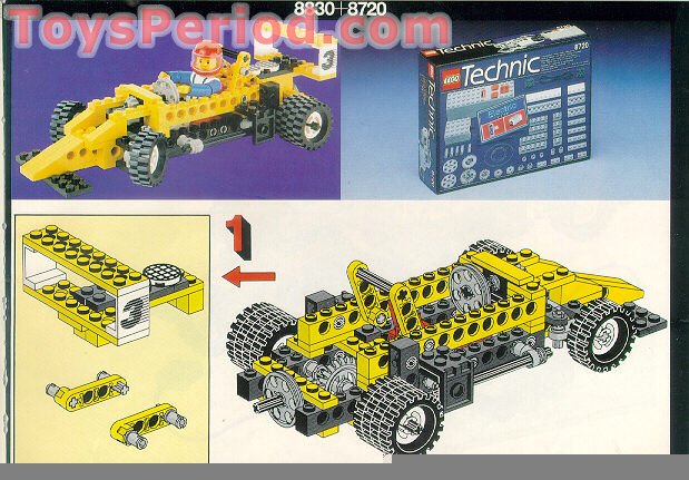 LEGO 8830 Rally 6-Wheeler Instructions and Parts List
