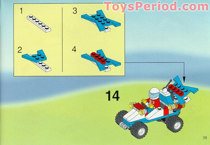 LEGO 2998 Stena Line Promotional Set: Hydrofoil Instructions and Parts List