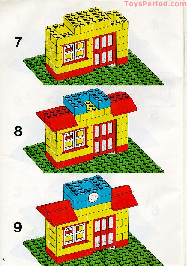 LEGO 535-1 Basic Building Set, 5 Plus Instructions and Parts List