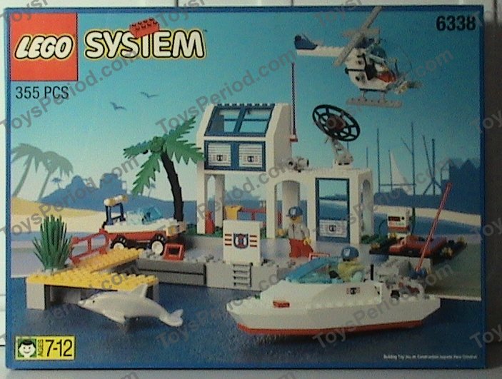 LEGO 6338 Hurricane Harbor Instructions and Parts List