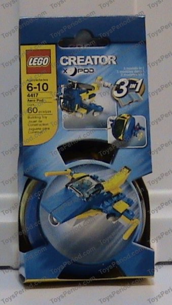 LEGO 4417 Aero Pod Instructions and Parts List